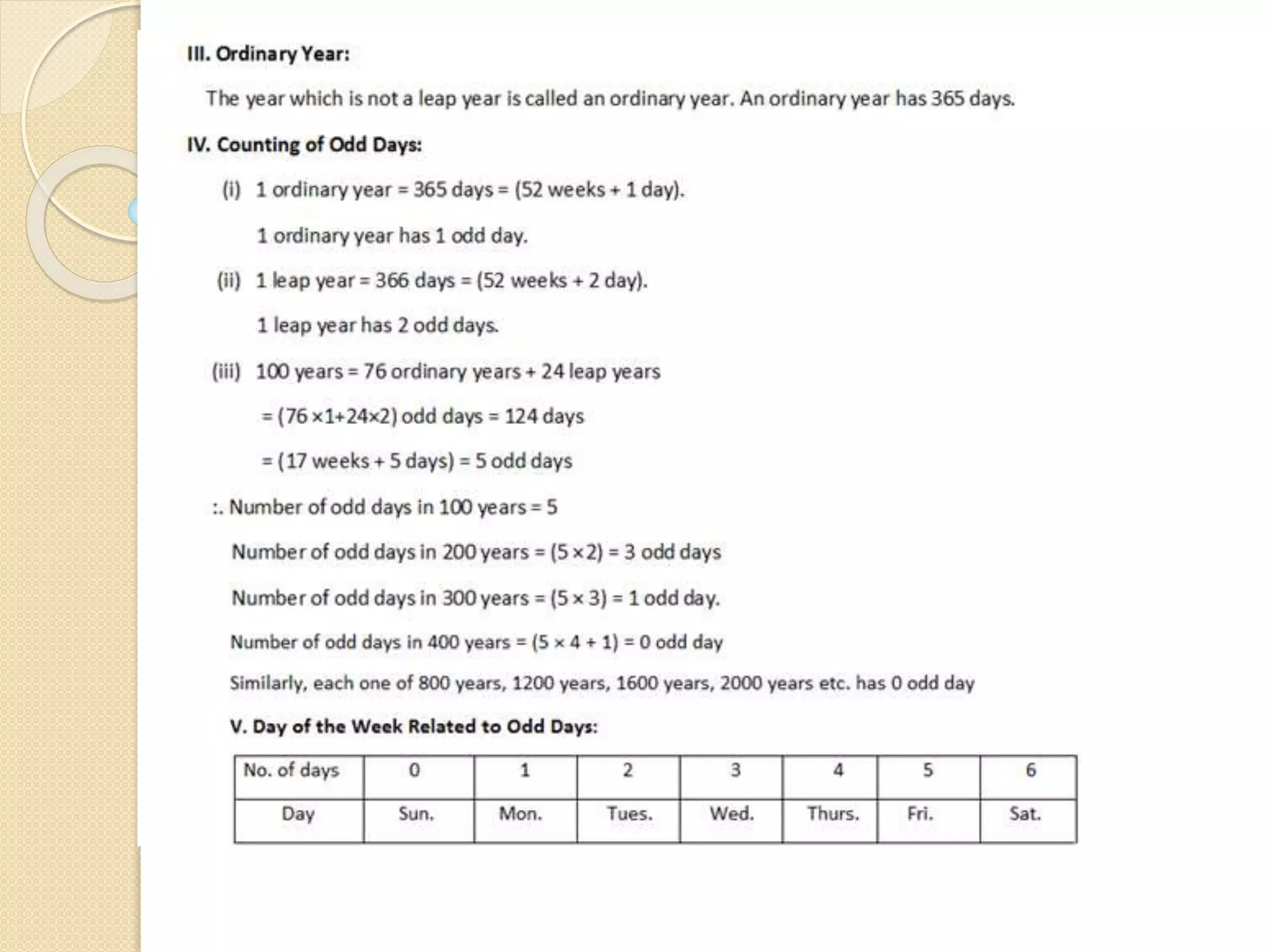 Calendar| Aptitude Problems on Calendar | JobzStore | PPTX