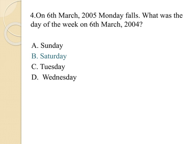 Calendar| Aptitude Problems on Calendar | JobzStore | PPTX