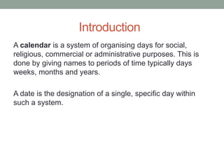 Calendar Project Presentation In Microprocessor and Assembly Language | PPT