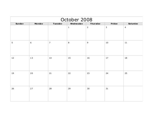 Calendar 2008