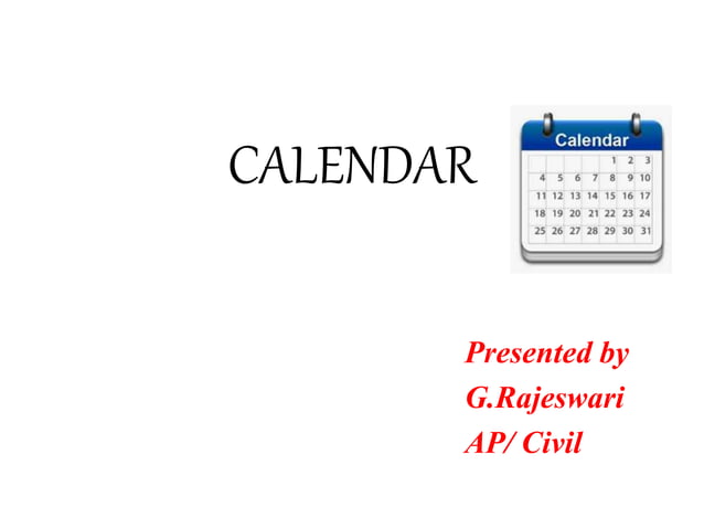 CALENDAR and Clocks Aptitude in general.pptx