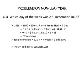 CALENDAR and Clocks Aptitude in general.pptx