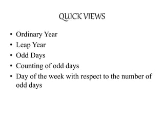 CALENDAR and Clocks Aptitude in general.pptx