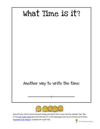 Calendar and-morning-board-printable-set | PDF