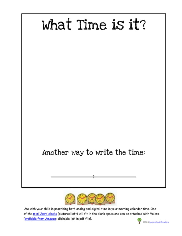 Calendar and-morning-board-printable-set | PDF