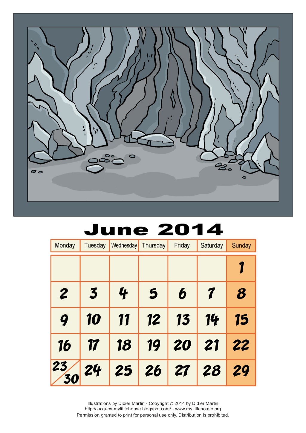 Calendar june-2014