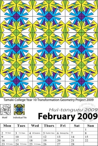 Maths Calendar | PDF