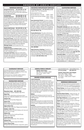 Leonia Community Calendar 2018-2019 | PDF