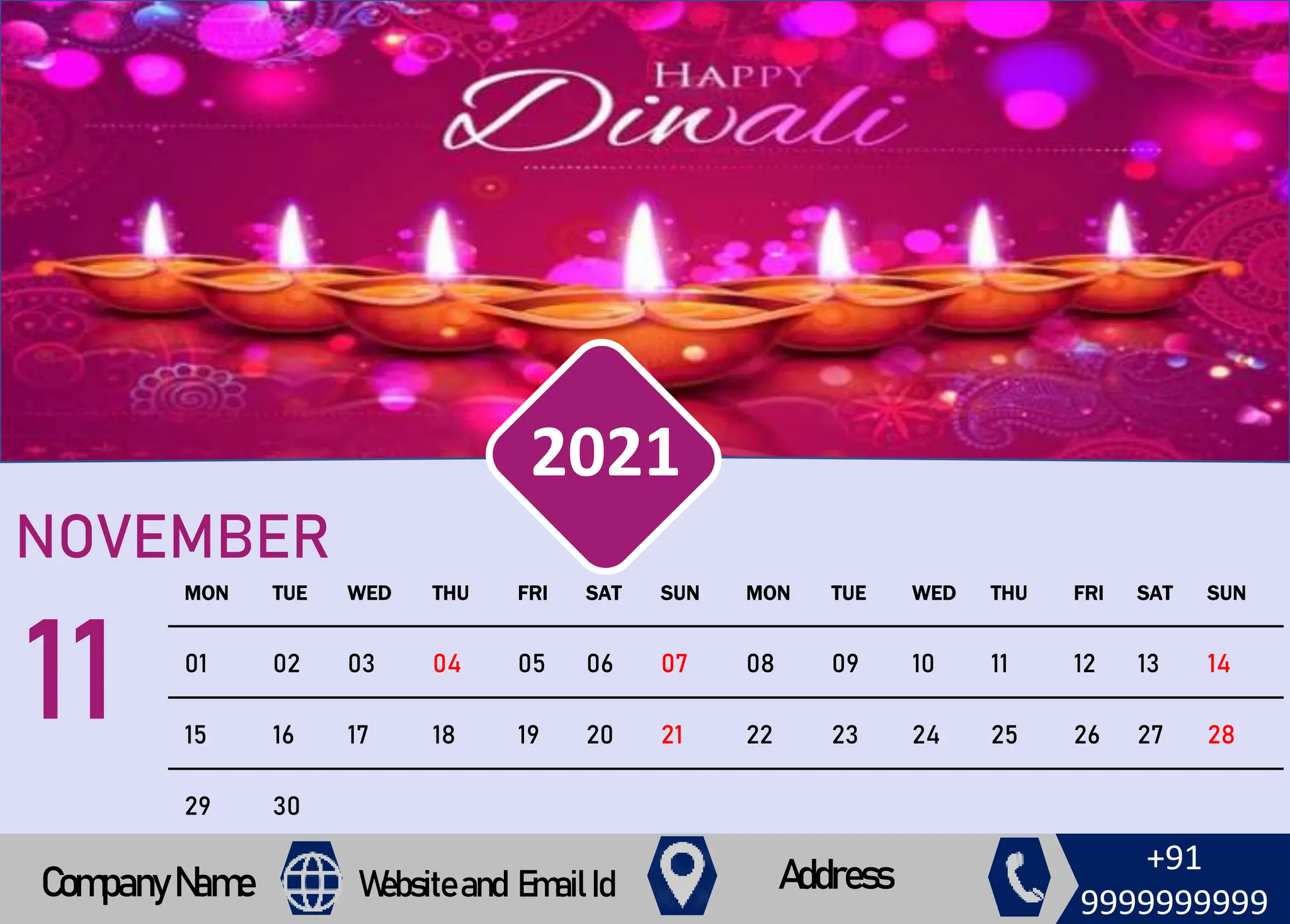 Calendar 2021.pptx PowerPoint presentation | PPT