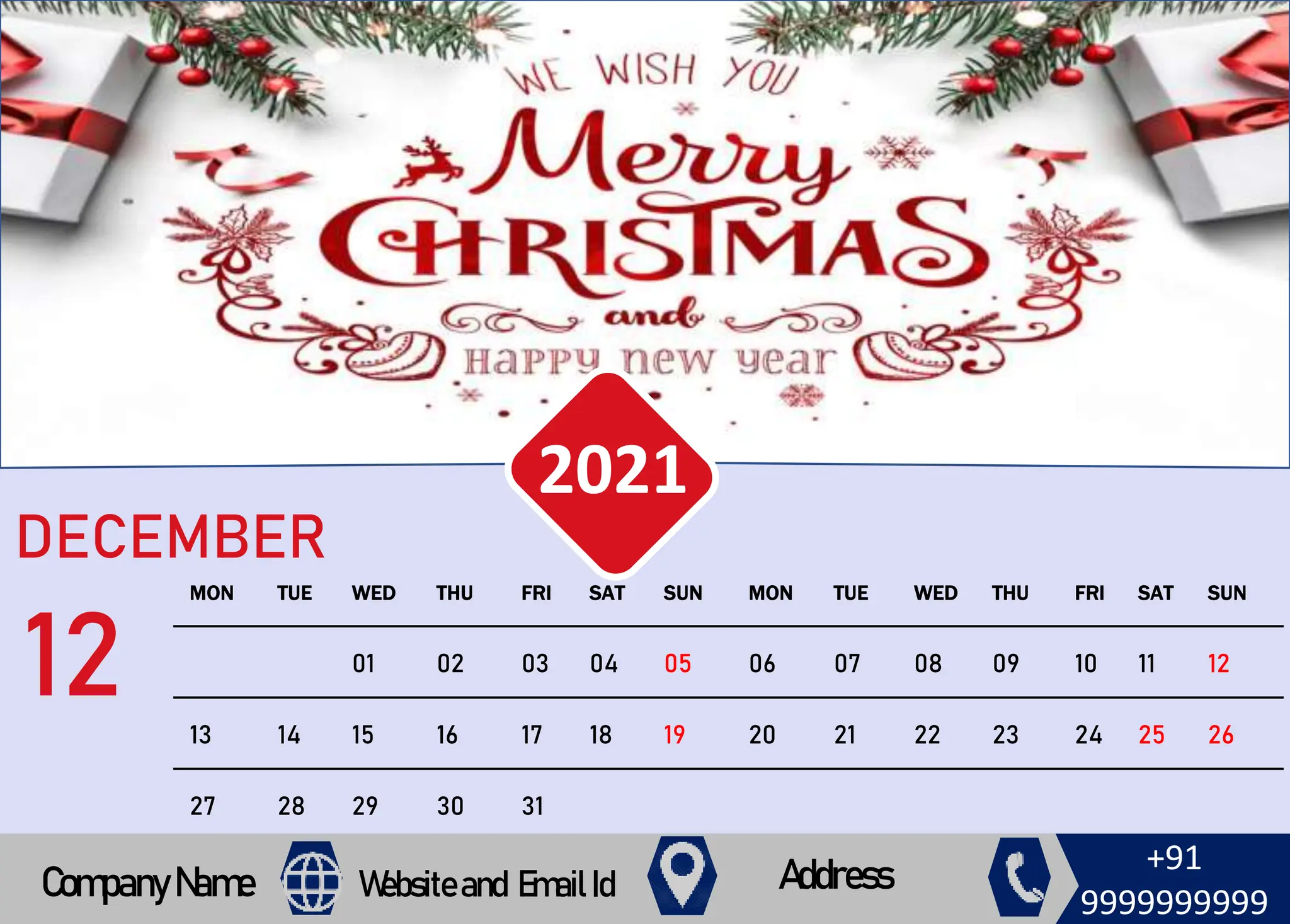 Calendar 2021.pptx PowerPoint presentation | PPT