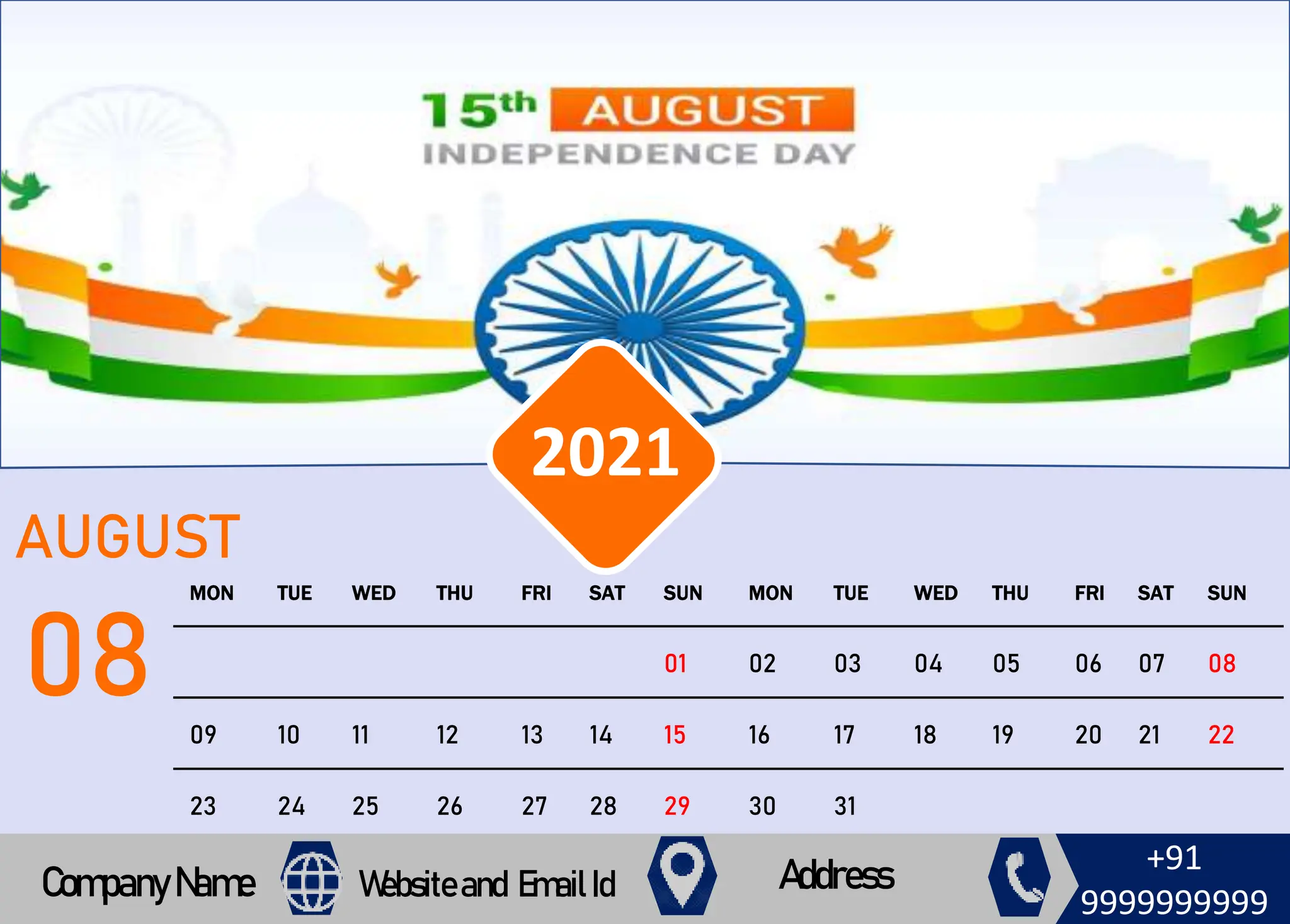 Calendar 2021.pptx PowerPoint presentation | PPT