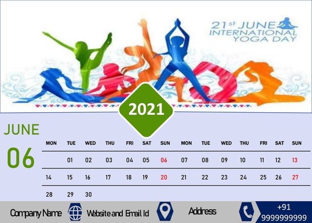 Calendar 2021.pptx PowerPoint presentation | PPT