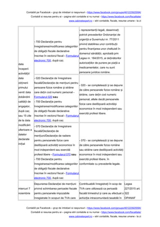 Calendar anaf 11-2018 | PDF