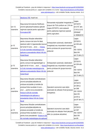 Calendar anaf 11-2018 | PDF