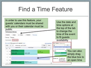 Google Calendar Basics | PPTX