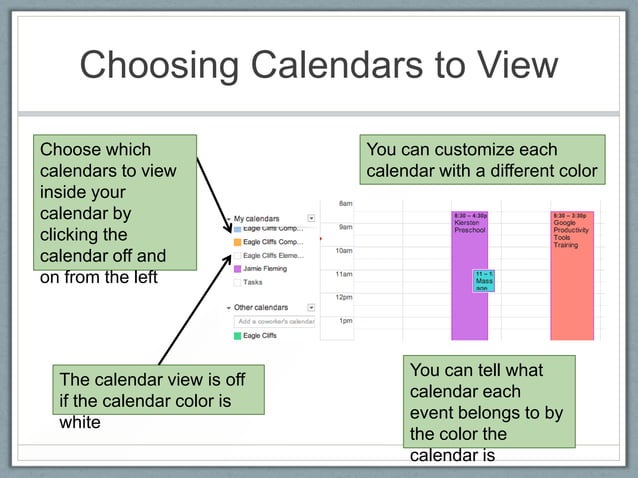 Google Calendar Basics | PPTX