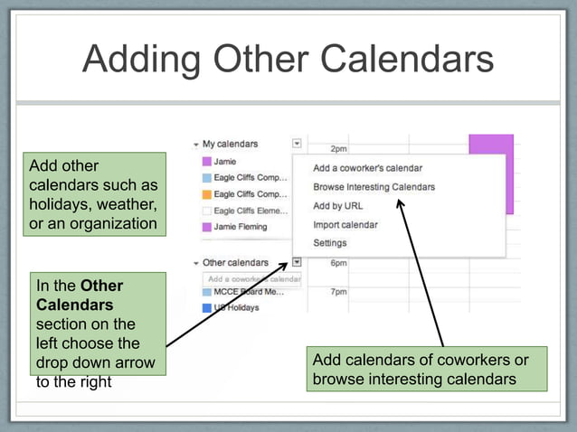 Google Calendar Basics | PPTX