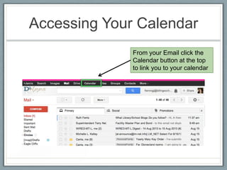 Google Calendar Basics | PPTX