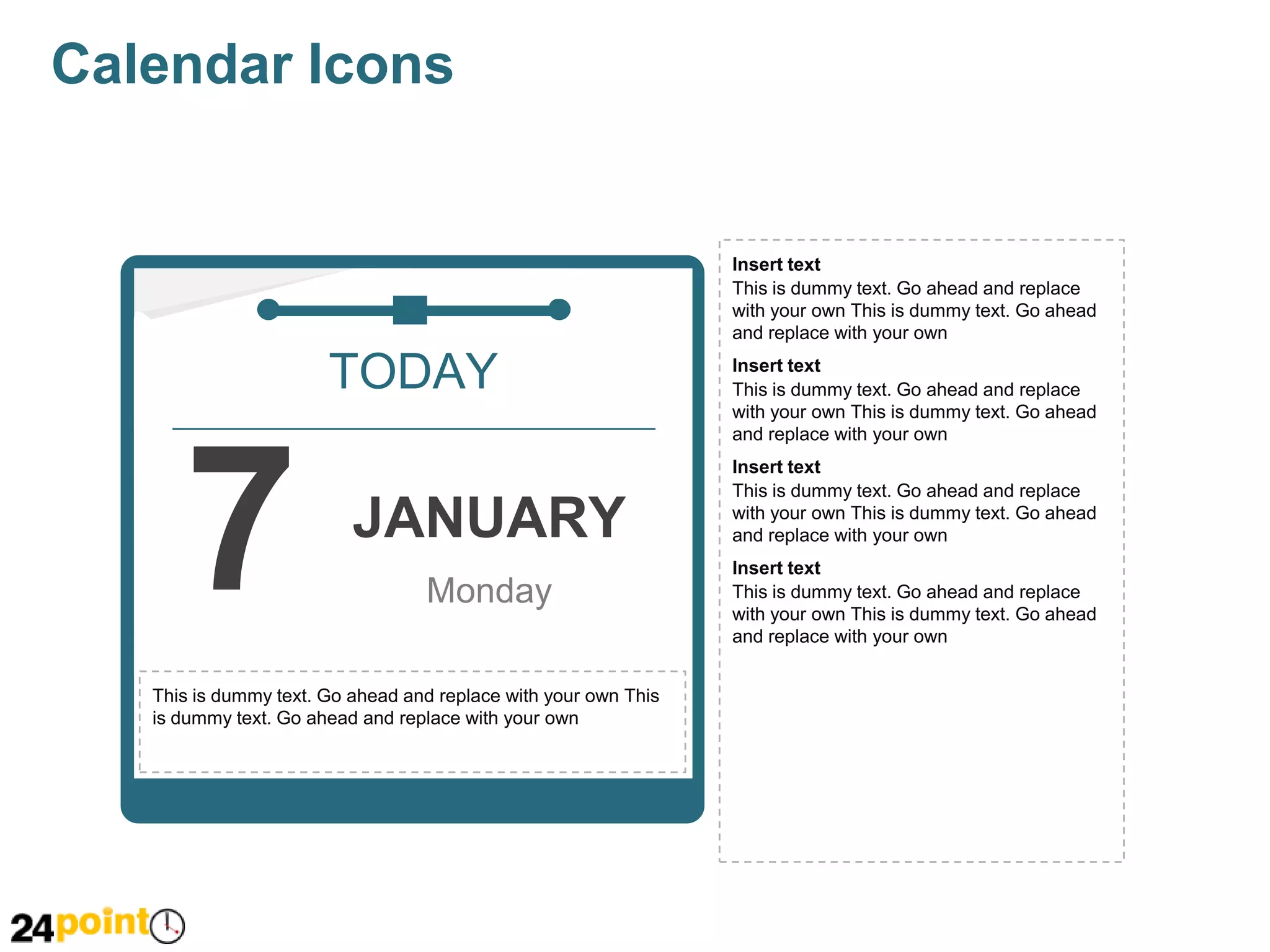 Calendar Icons - PowerPoint Slides | PPSX