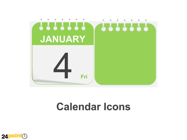Calendar Icons - PowerPoint Slides | PPSX