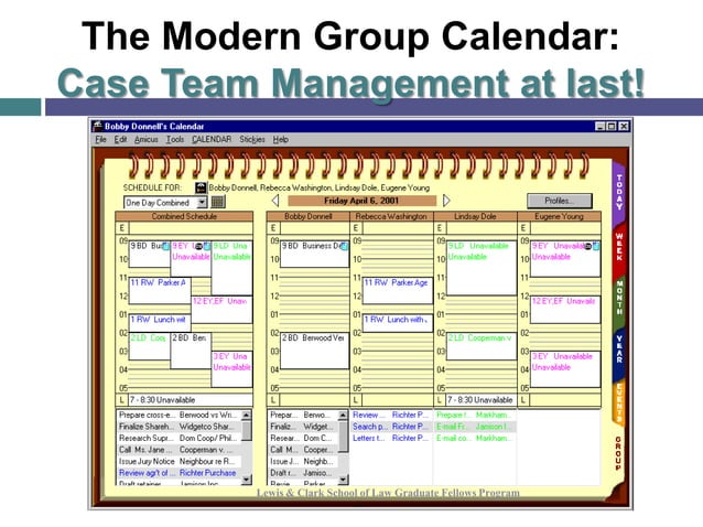 Calendaring, Docketing, And File Tickling Systems Pp 2007 | PPTX