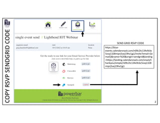 How to Send Calendar Invites for send grid rsvp button | PDF