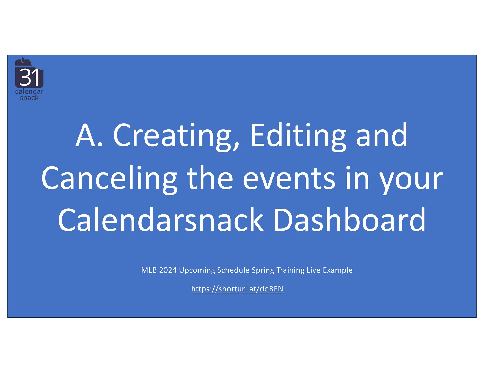 Use your Calendar Client to create Landing Pages to send calendar ...