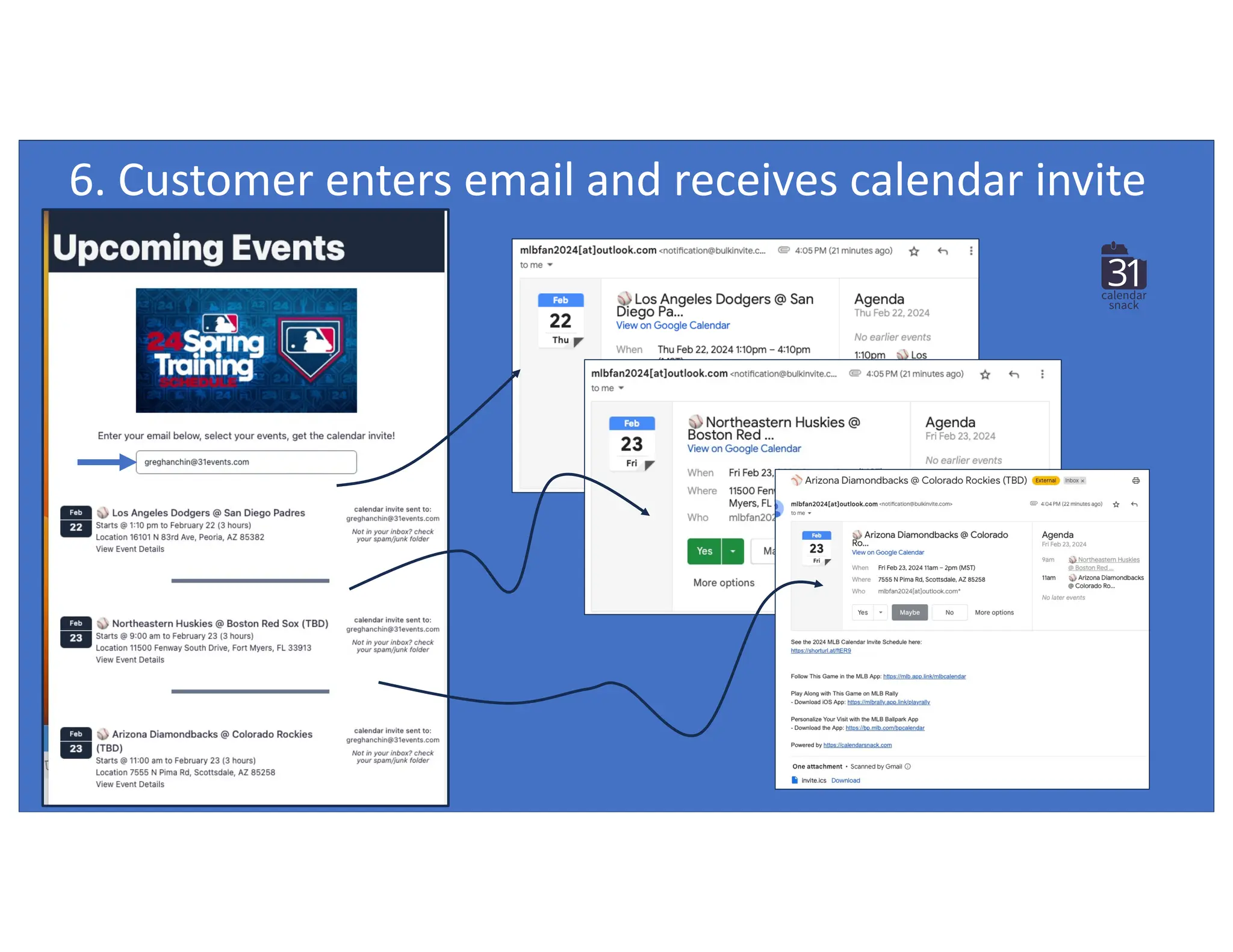 Use your Calendar Client to create Landing Pages to send calendar ...