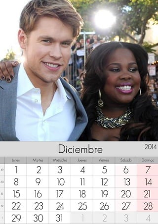 Calendario Glee 2014 | PDF