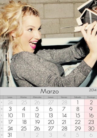 Calendario Glee 2014 | PDF