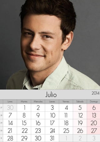 Calendario Glee 2014 | PDF