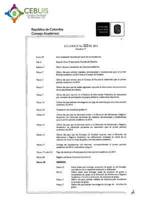 Calendario académico definitivo UIS | PDF