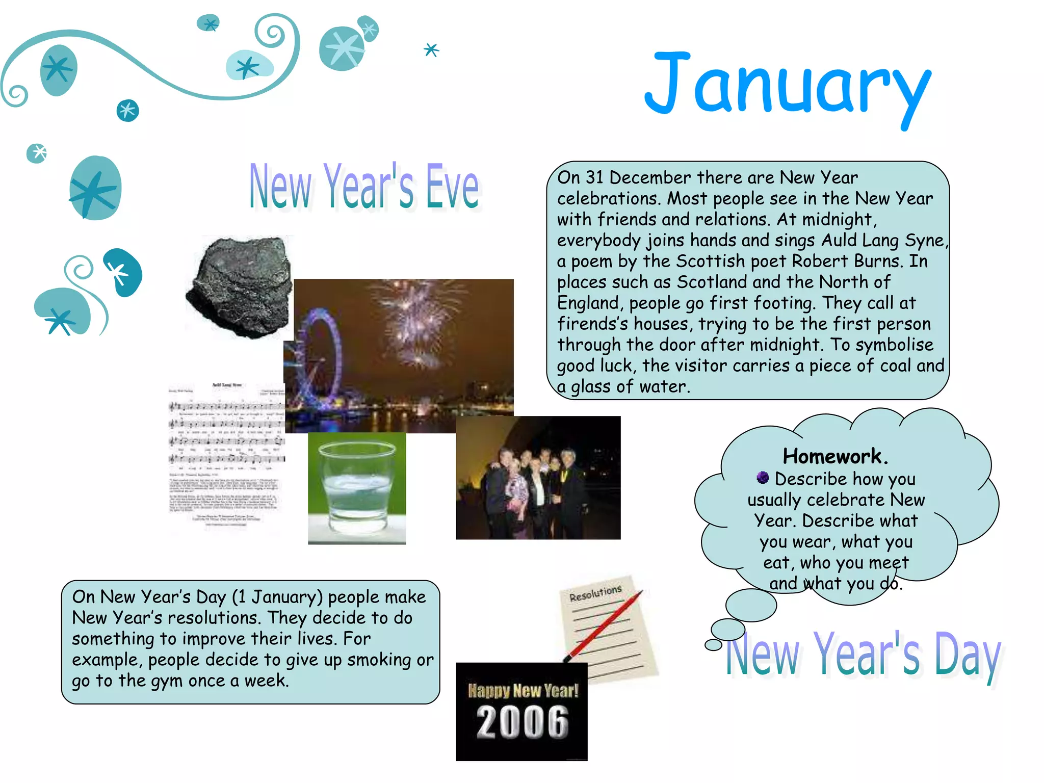 Calendario de inglés in english | PPT