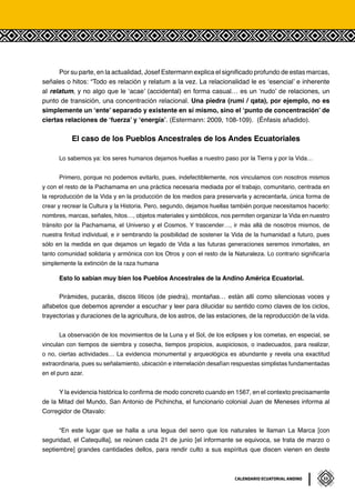 Calendario ecuatorial andino | PDF