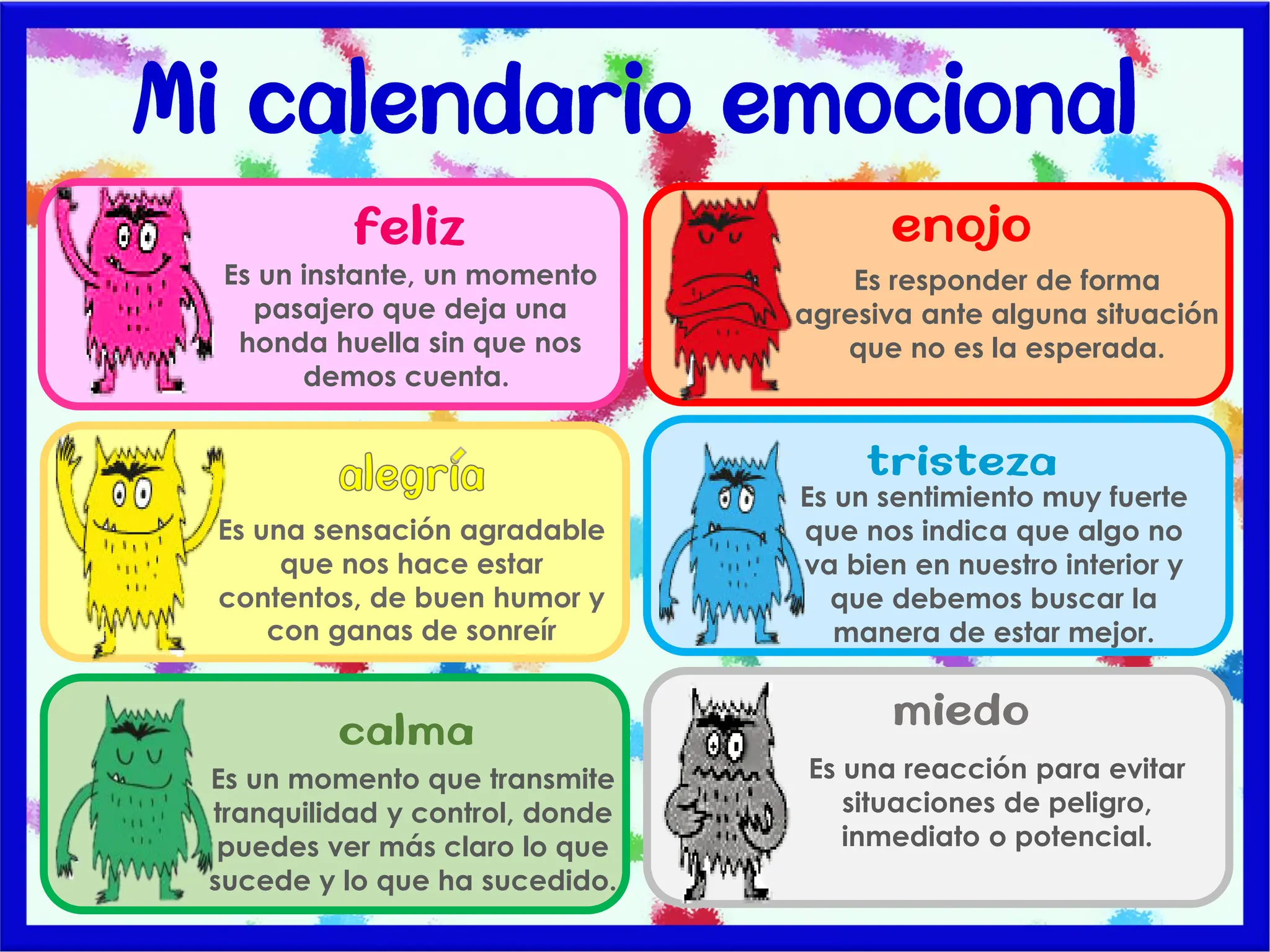 Mi Calendario Emocional, monstruo de las emociones.pdf