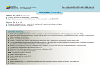 Calendario escolar preescolar año 2024 - 2025 | PDF
