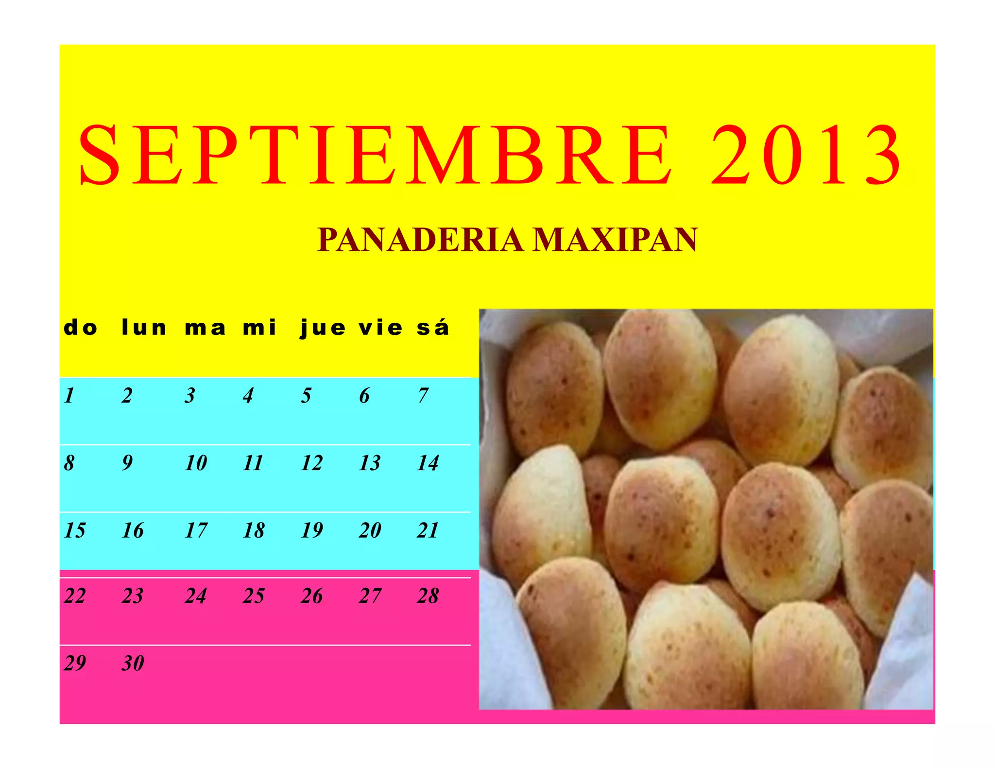 Calendario panaderia | PDF