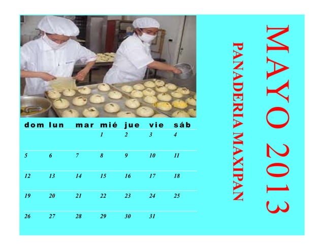 Calendario panaderia | PPT