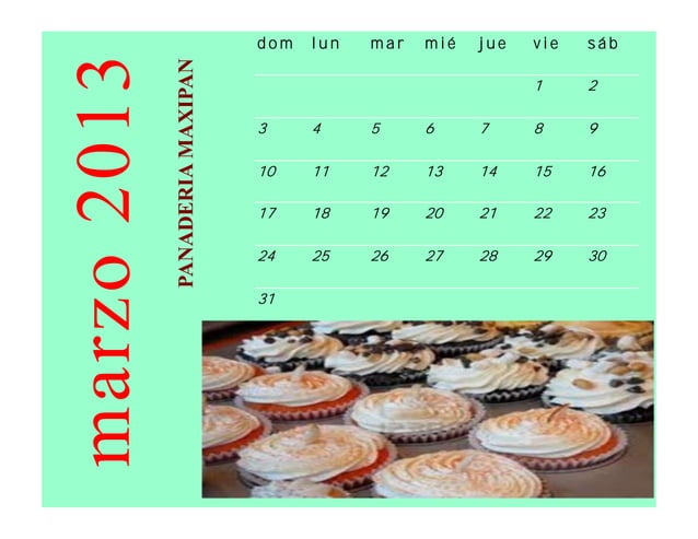 Calendario panaderia | PPT