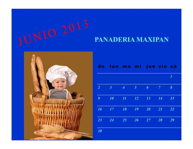 Calendario panaderia | PPT