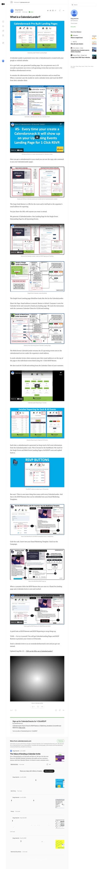 CalendarLander Explained | PDF