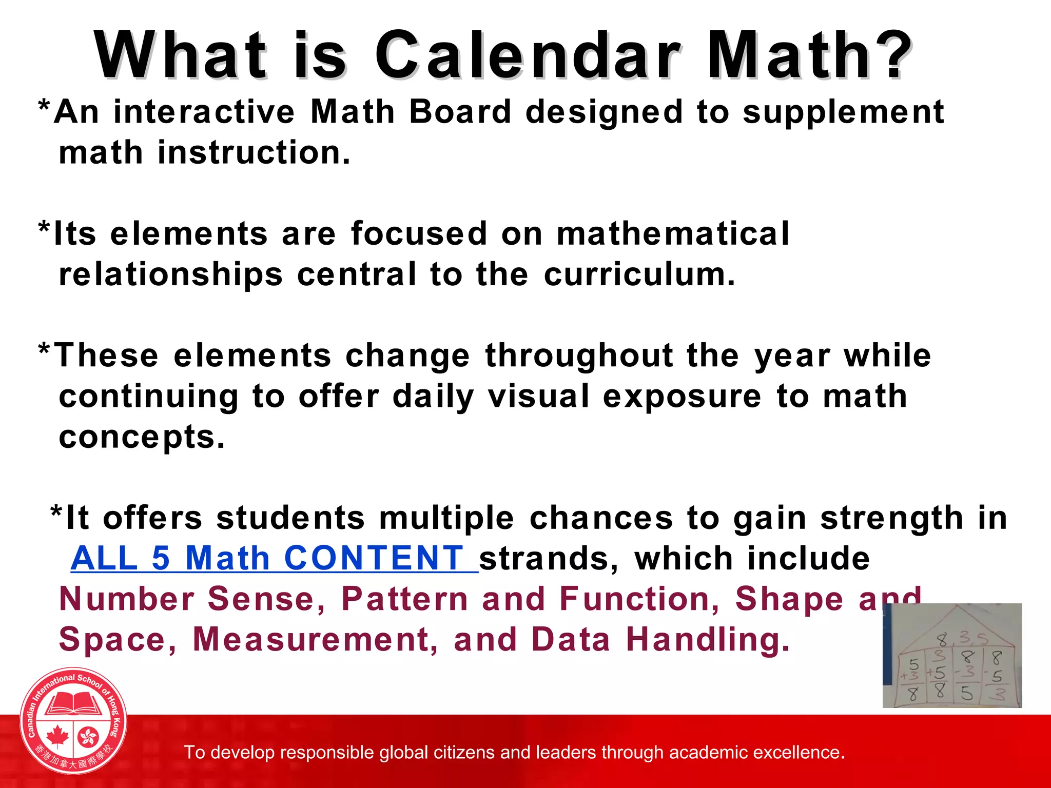 Calendar math presentation | PPT