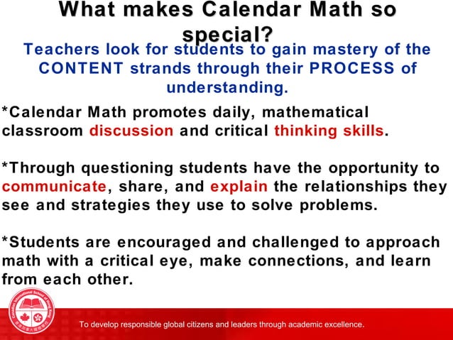 Calendar math presentation | PPT | Education