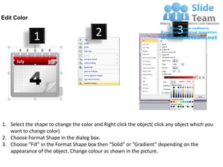 Calendar pages style 1 powerpoint presentation slides ppt templates | PDF
