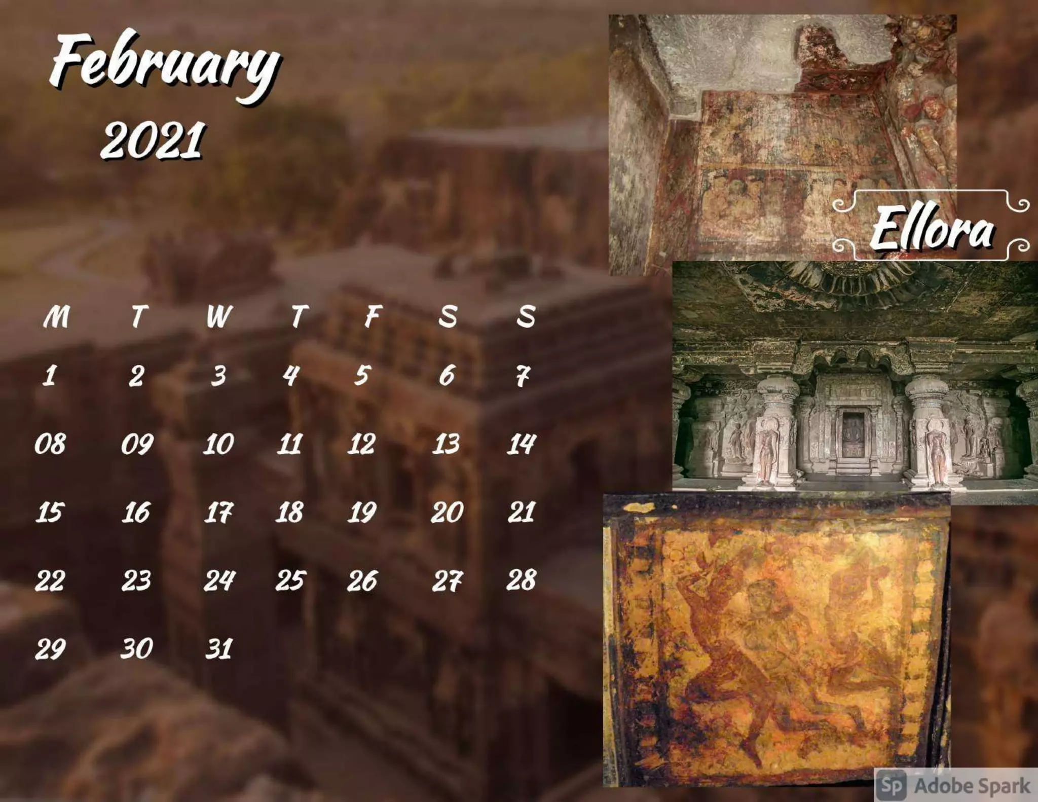 2021 Calendar On Prehistoric Cave Paintings Of India | PPTX