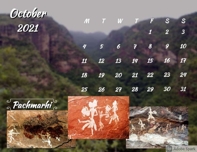 2021 Calendar On Prehistoric Cave Paintings Of India | PPTX