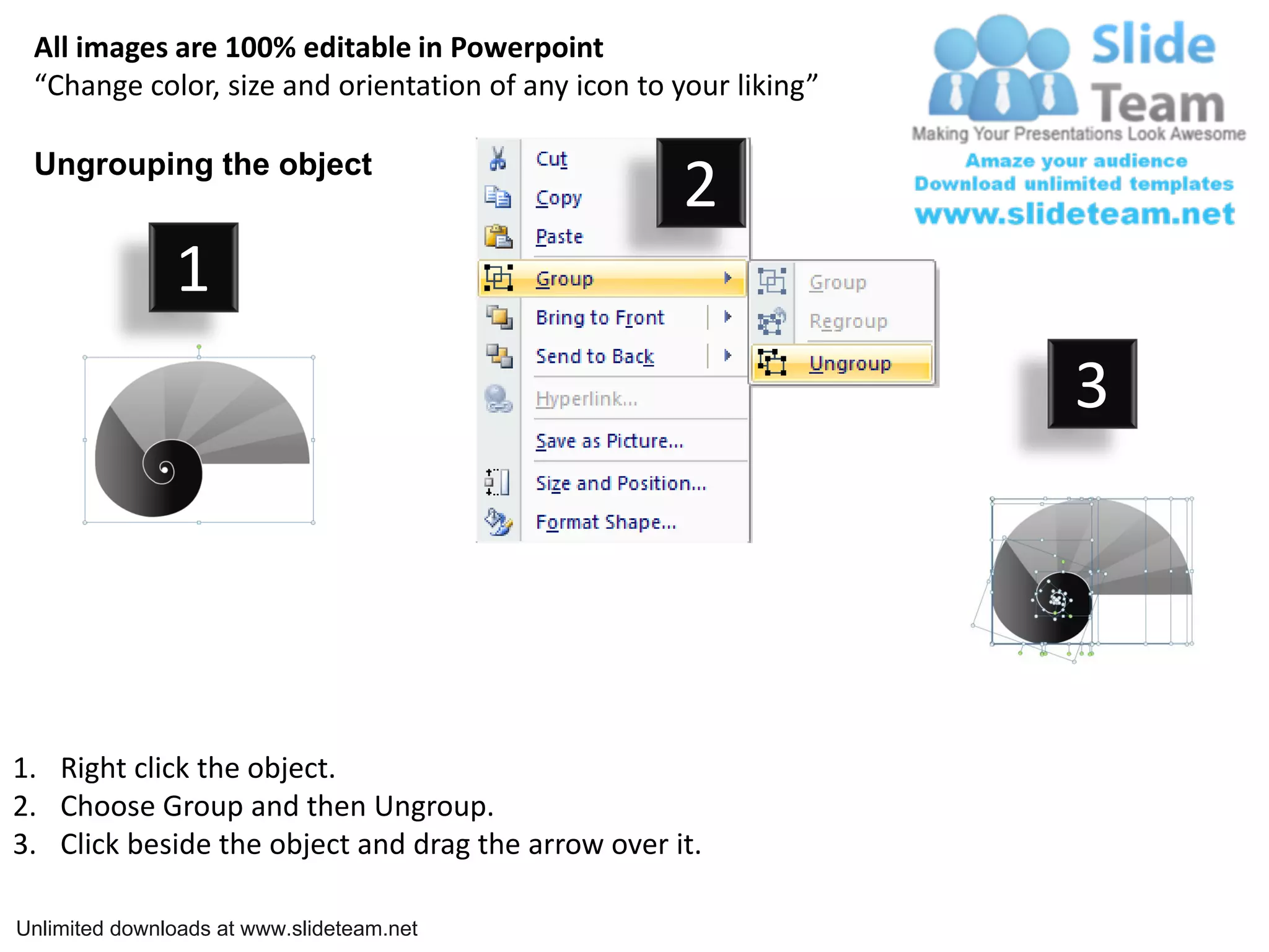 Calendar rotational timeline display 7 power point slides and ppt ...
