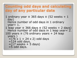 Calendars- Aptitude | PPTX