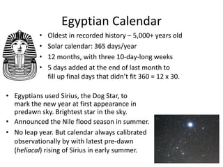 Calendars in the Sky | PDF