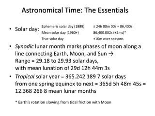 Calendars in the Sky | PDF